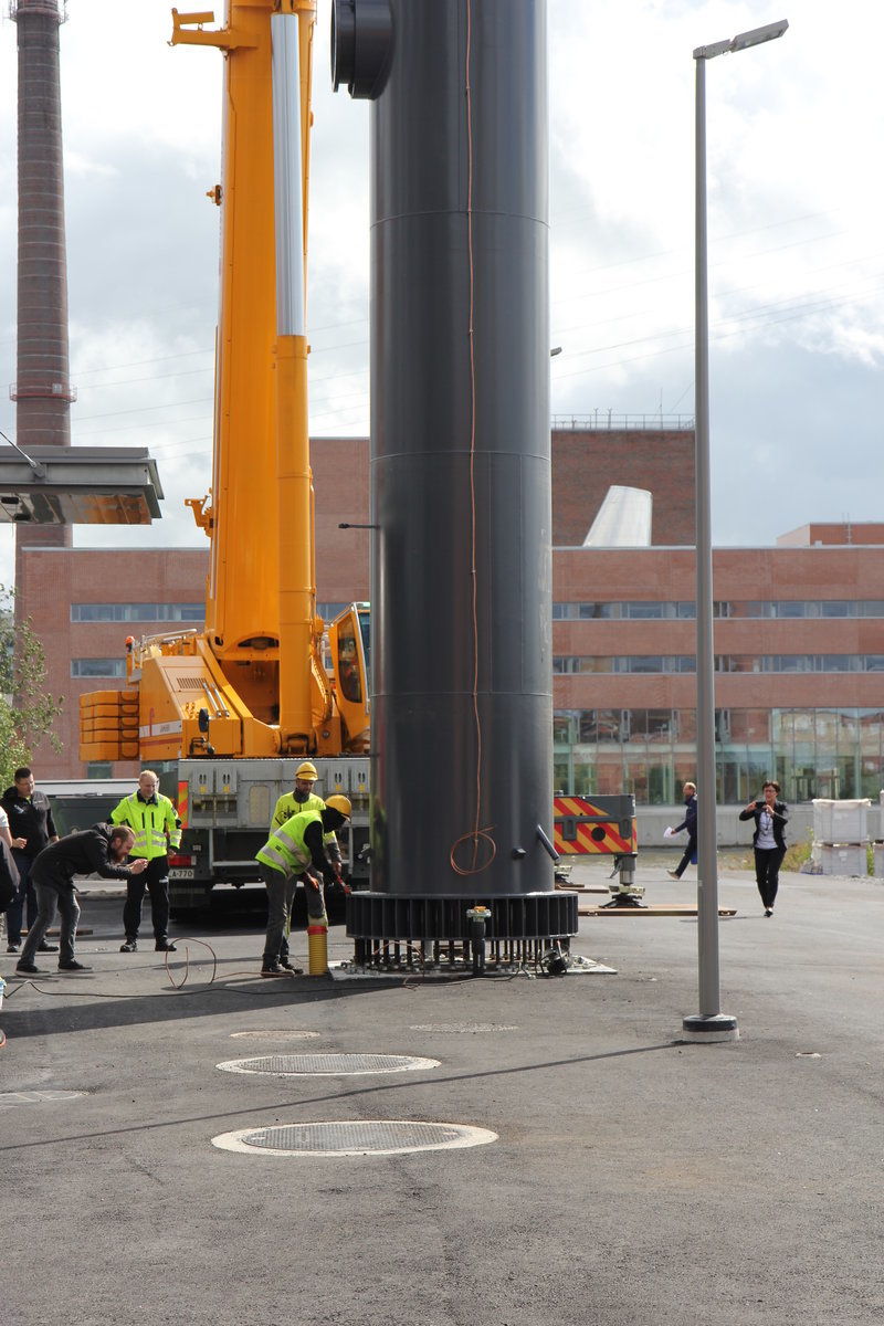 Vaasan yliopiston VEBIC-laboratorion asennukset etenevät – 50-metrinen ...