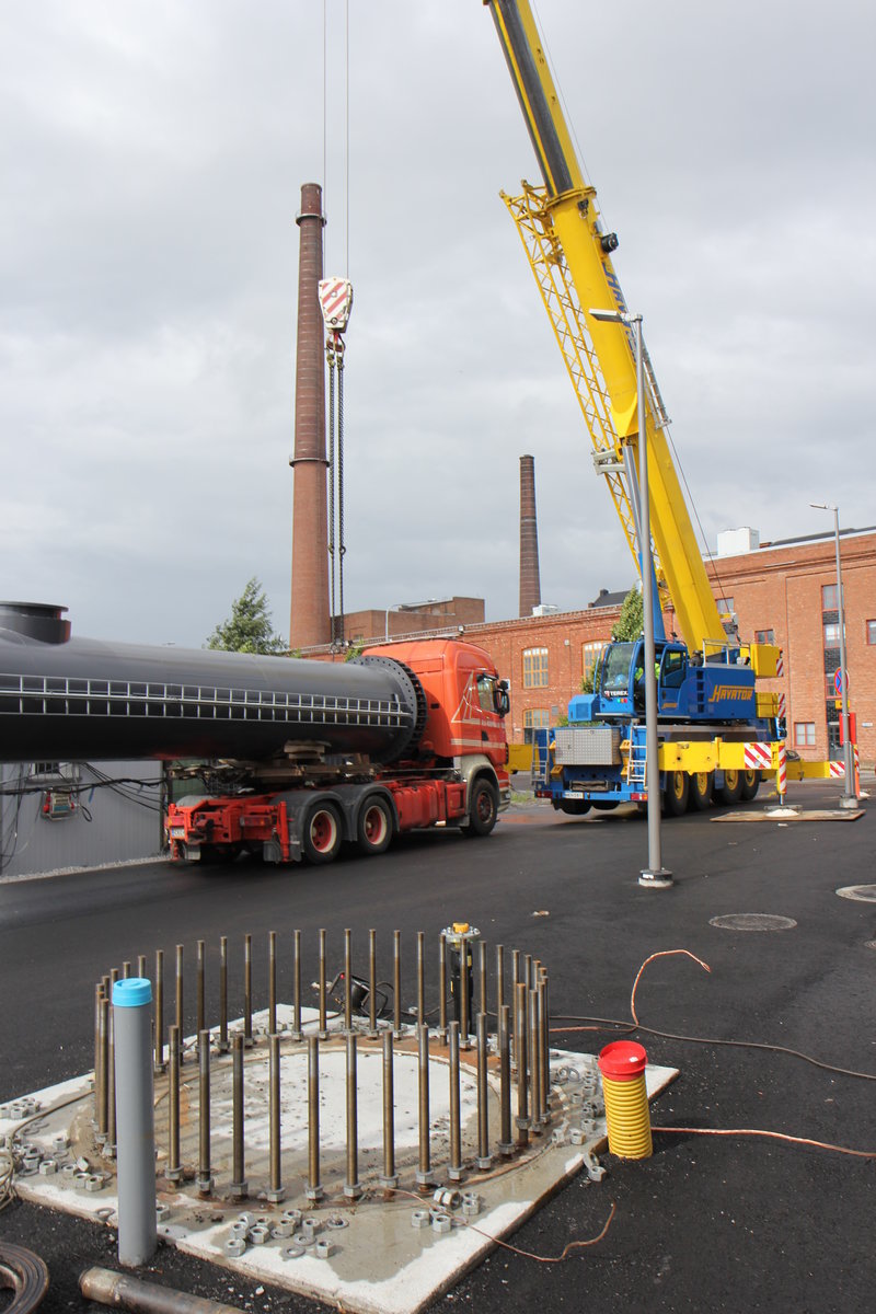Vaasan yliopiston VEBIC-laboratorion asennukset etenevät – 50-metrinen ...